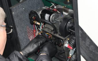 RV with oasis hydronic heating for economic heating in your RV.