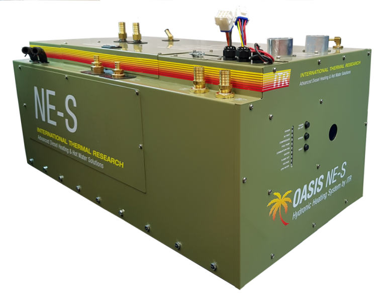 RV with oasis hydronic heating for economic heating in your RV.