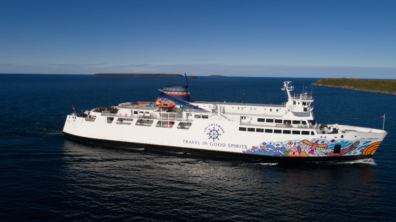 Make the M.S. Chi-Cheemaun ferry, your next RVing adventure in Ontario!