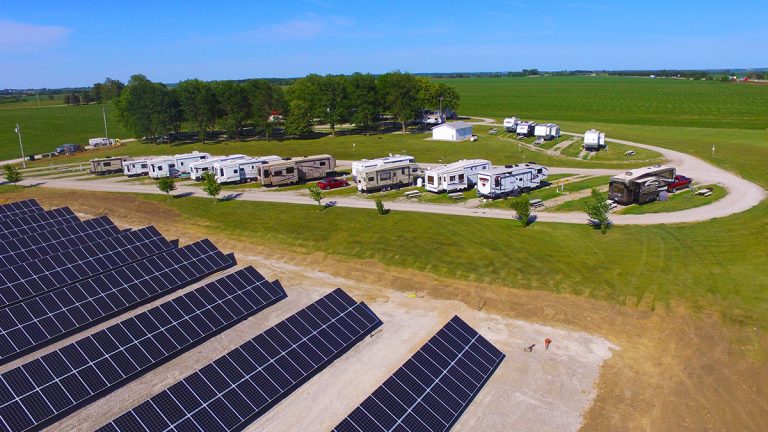 Kellogg RV Park - Iowa's Only Solar Powered RV Park and Burger Cafe